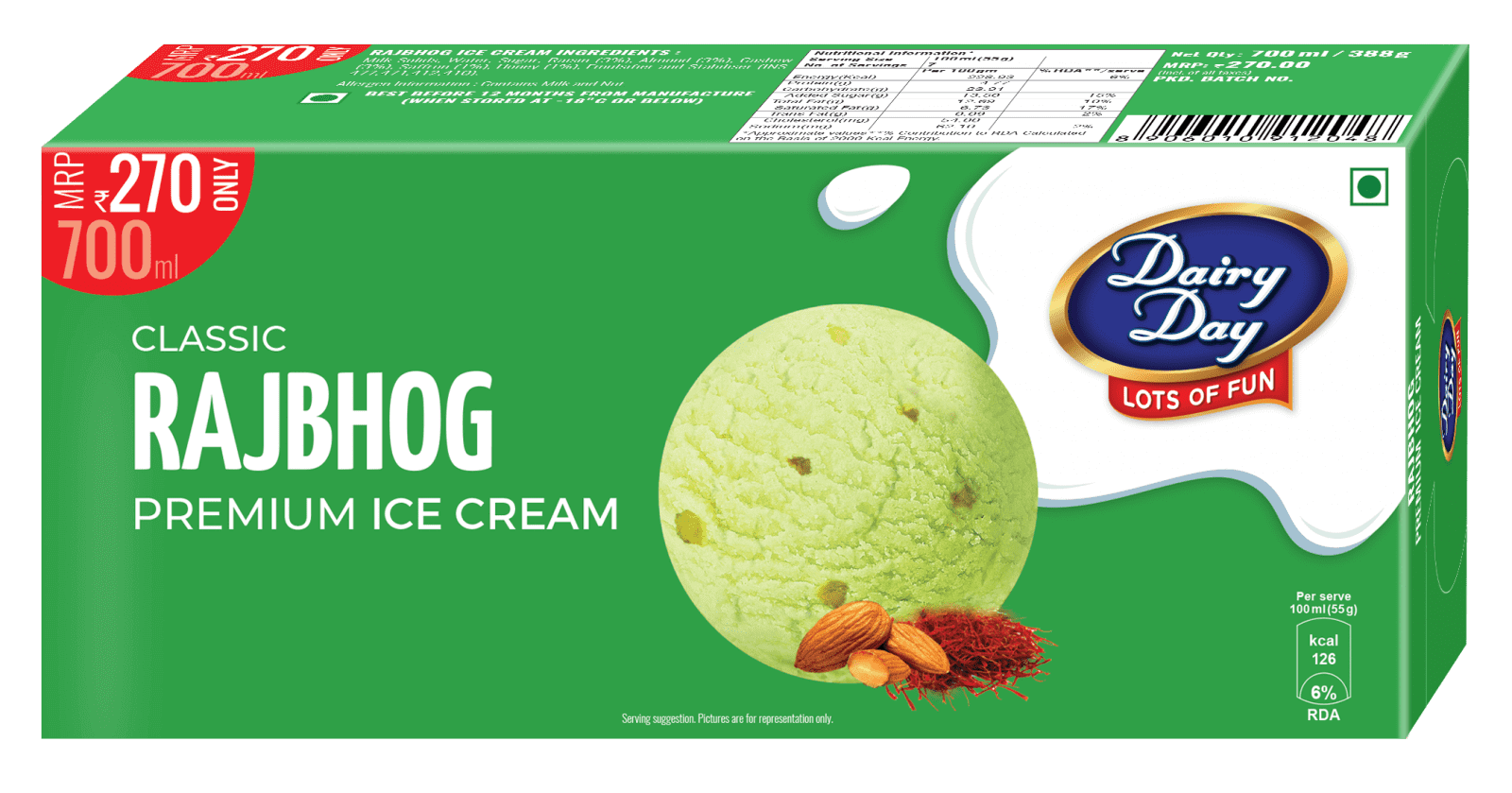 Rajbhog Classic Pack – 700ml