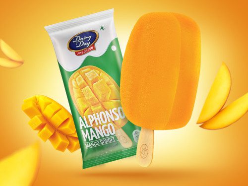 Alphonso Mango Sorbet Stick